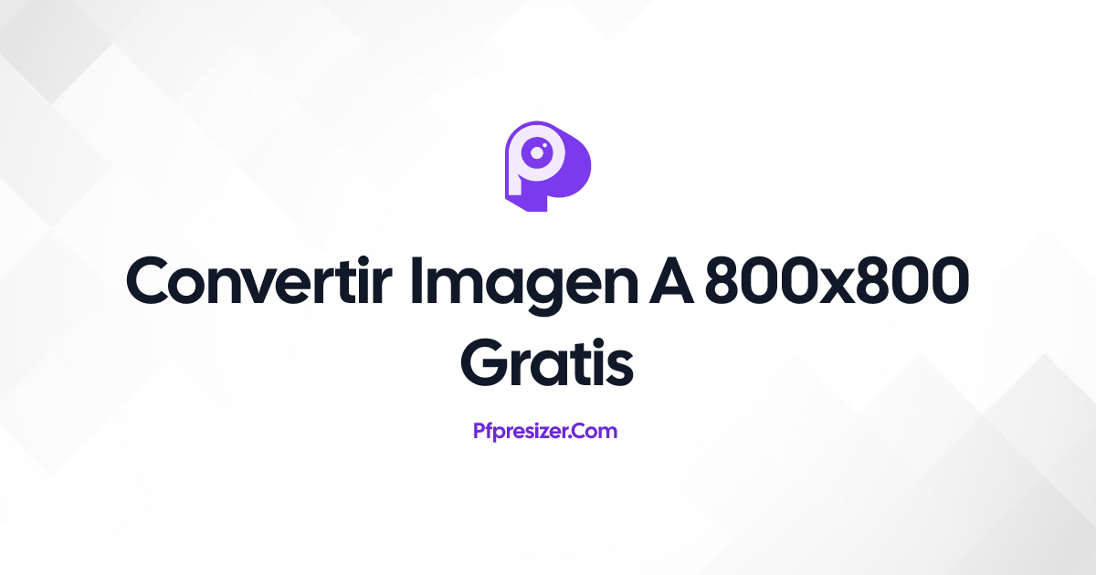 Convertir imagen a 800x800 gratis · PFP Resizer