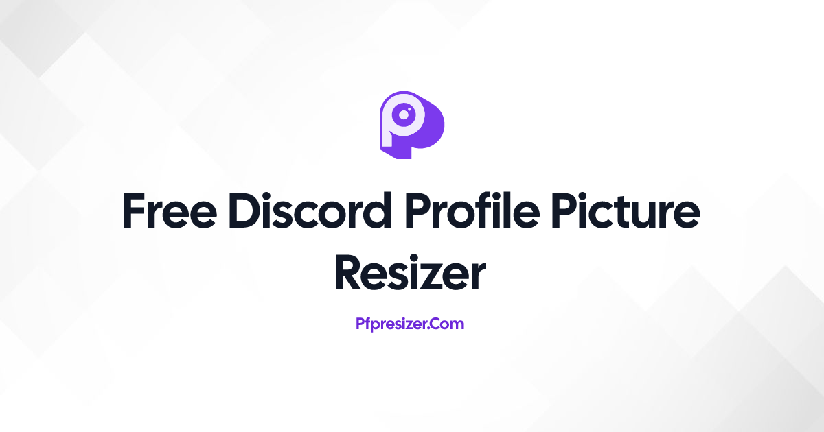 Discord Profile Picture Resizer · PFP Resizer