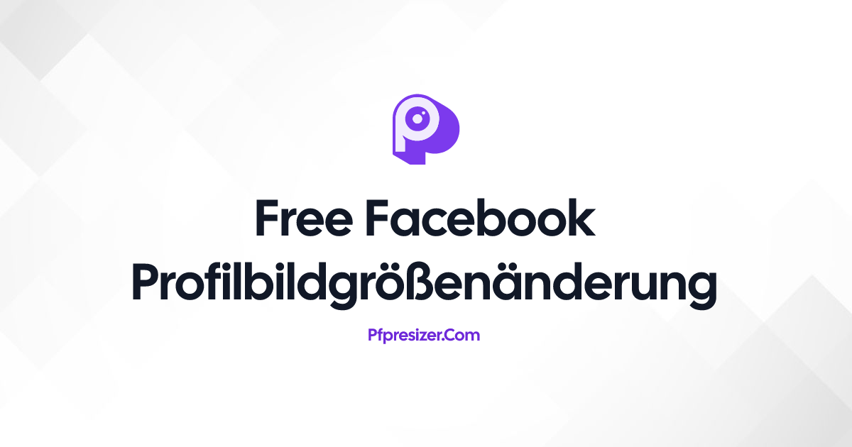 Facebook Profilbildgrößenänderung · PFP Resizer