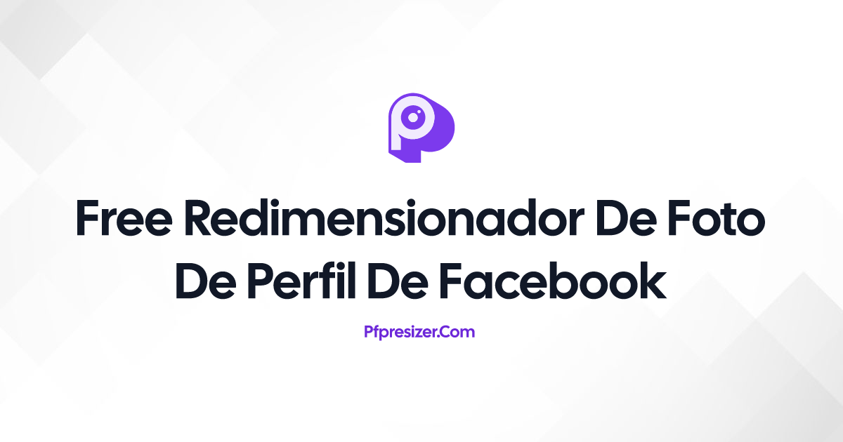 Redimensionador de foto de perfil de Facebook · PFP Resizer