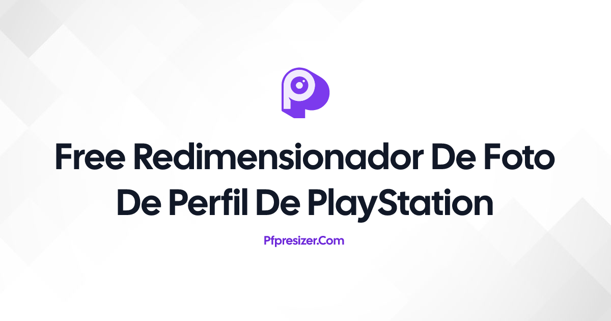 Redimensionador de foto de perfil de PlayStation · PFP Resizer